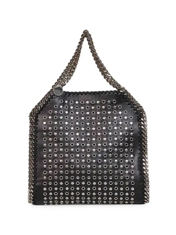Stella McCartney Falabella Mini Bag With Studs And Eyelets - Black