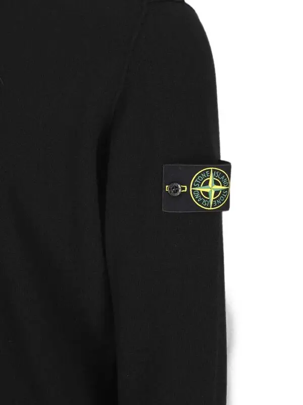 Stone Island Crew-neck Sweatshirt With Logo Patch