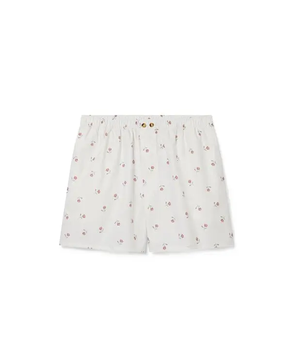 PIGLET IN BED Posy Bud Cotton Boxer Shorts