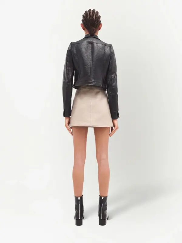 COURREGES Iconic Vinyl Jacket - Black