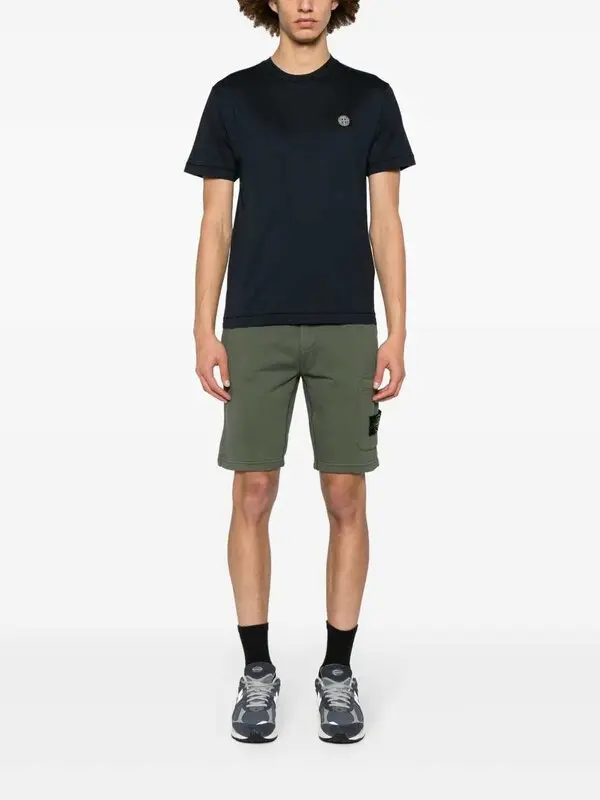 Stone Island T-shirt With Logo Appliqu