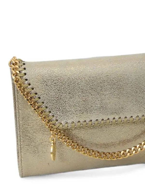 Stella McCartney Falabella Shaggy Deer Chain Shoulder Bag - Silver
