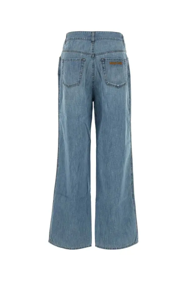 Miu Miu Light Chambray Jeans
