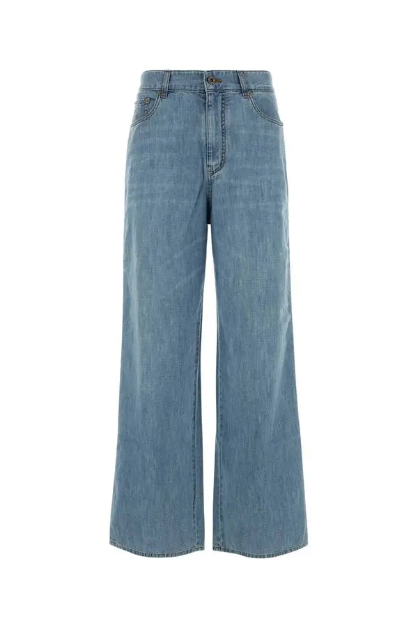 Miu Miu Light Chambray Jeans - Blue
