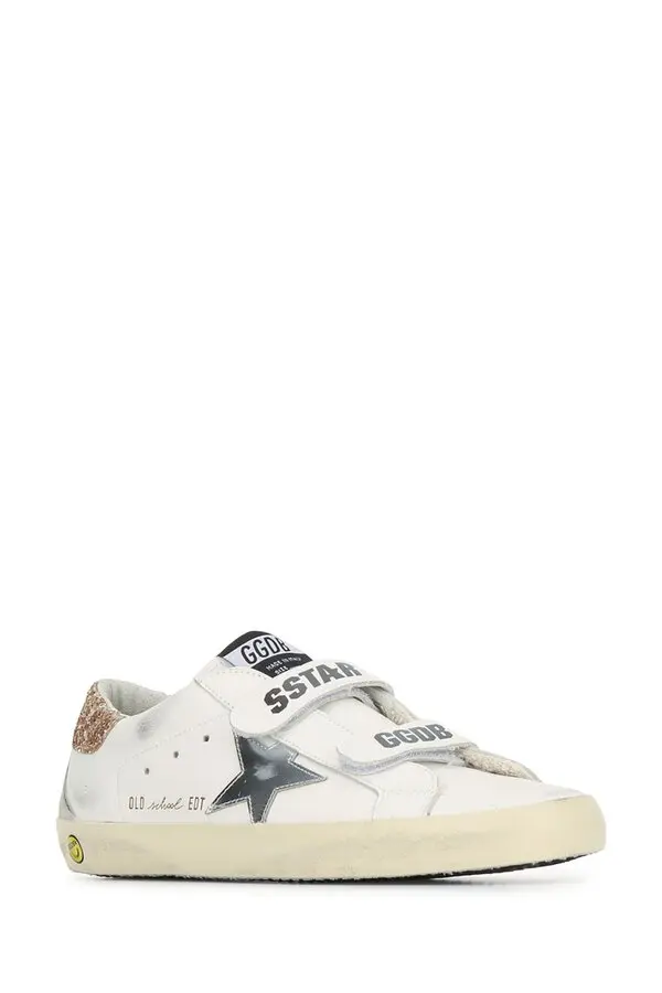 GOLDEN GOOSE Old School Laminated Leather Sneakers