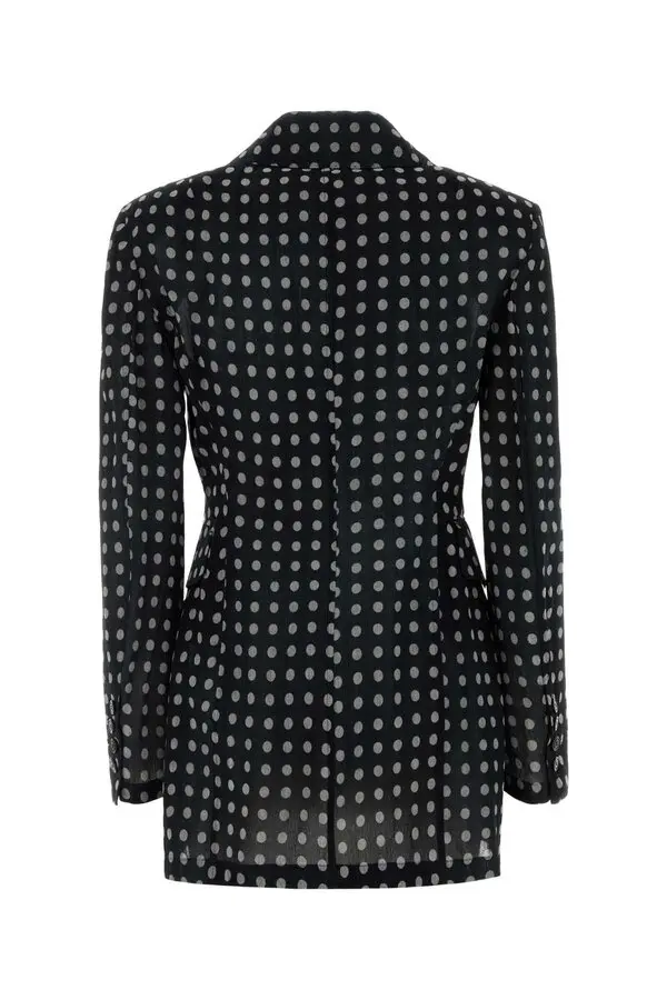 ERMANO SCERVINO Ermanno Scervino Printed Organza Blazer