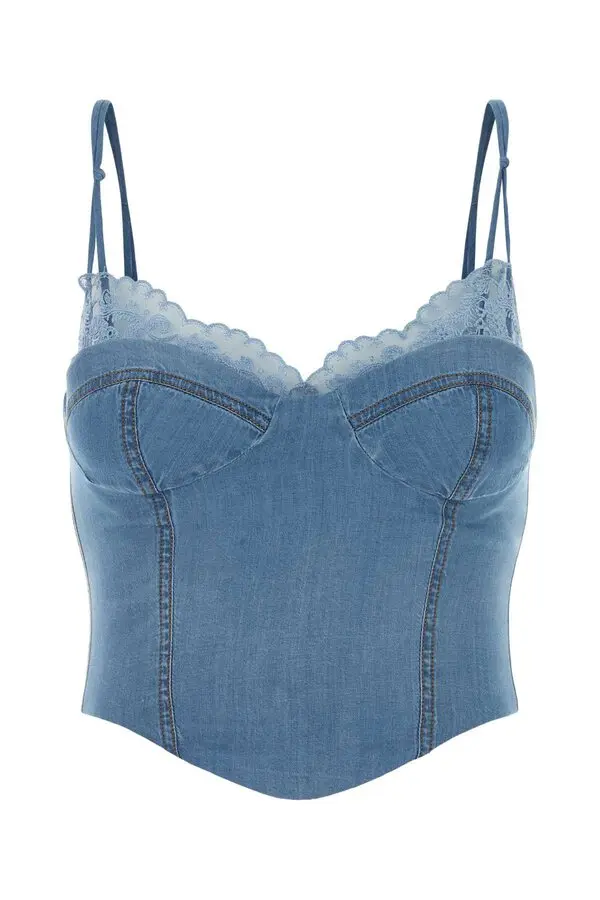 ERMANO SCERVINO Ermanno Scervino Denim Bodice