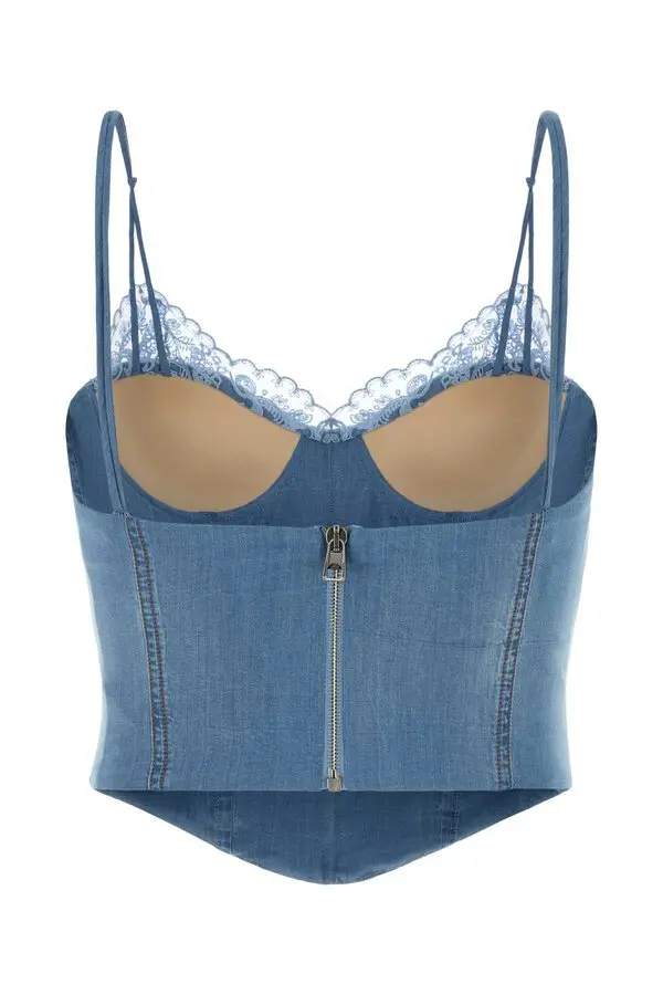 ERMANO SCERVINO Ermanno Scervino Denim Bodice