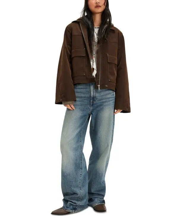 Free People Blair Faux Suede Sierra Jacket