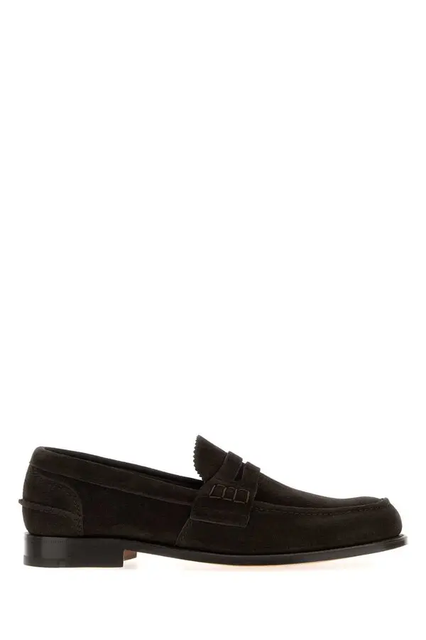 Church's Suede Pembrey Loafers - Brown