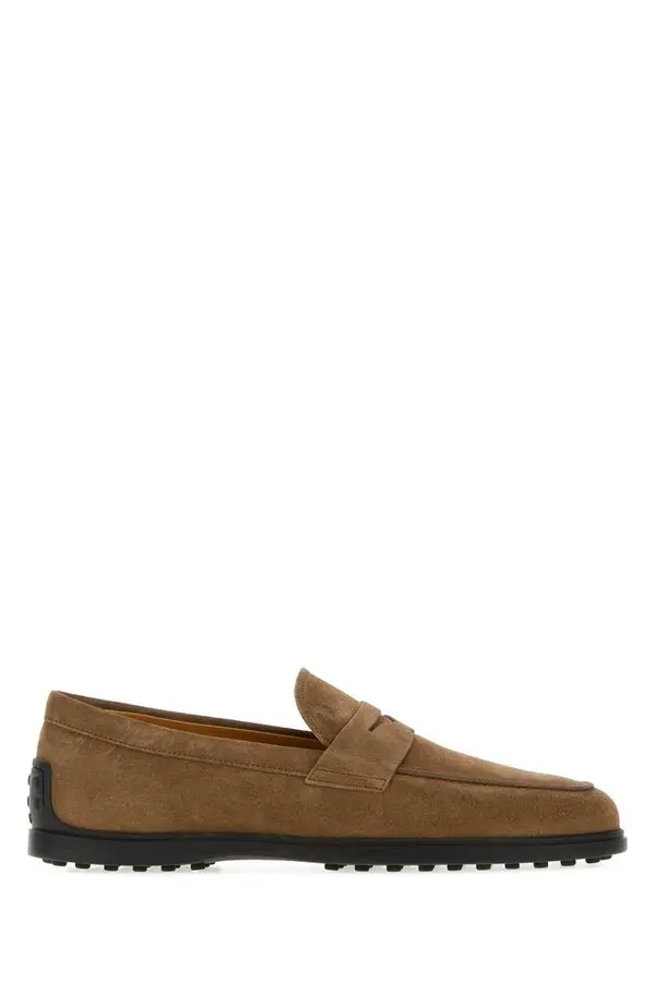 TOD'S Biscuit Suede Loafers