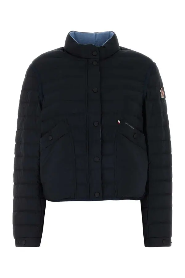 Moncler Navy Nylon Madulains Down Jacket