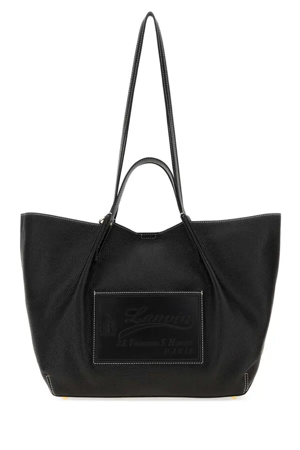 LANVIN Leather Shopping Bag