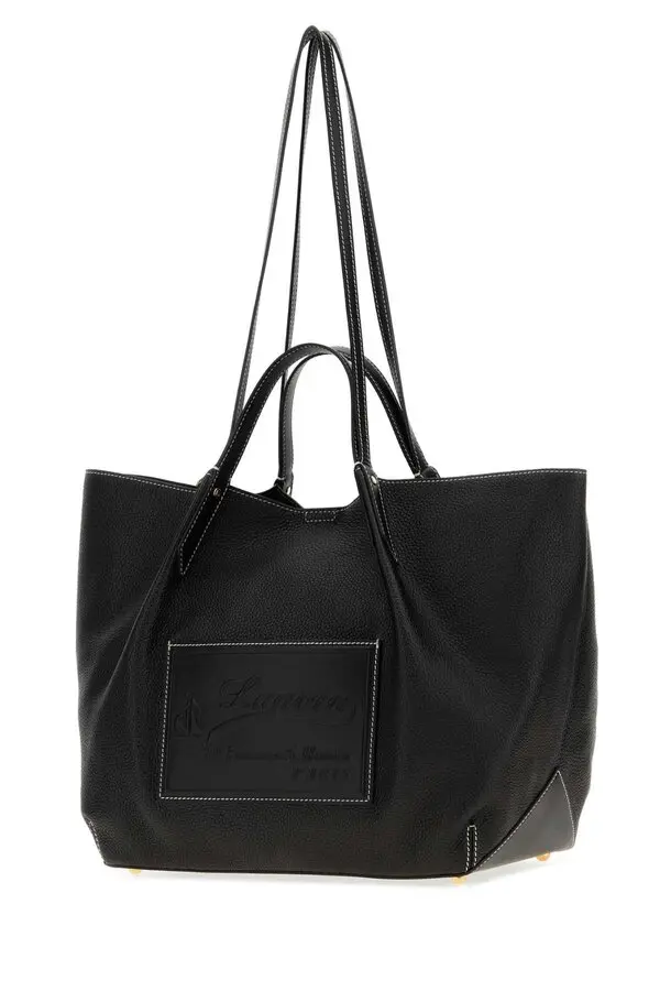 LANVIN Leather Shopping Bag