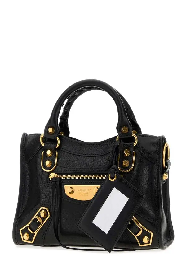 Balenciaga Mini Le City Uptown Handbag - Black
