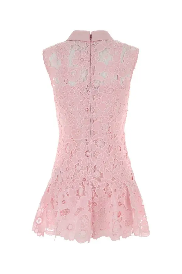SELF-PORTRAIT Lace Mini Dress - Pink