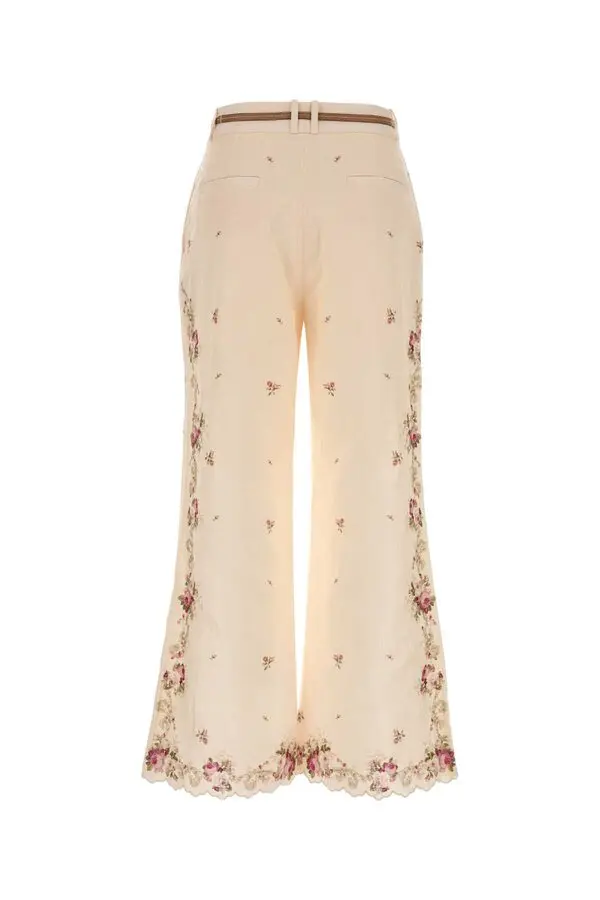 Zimmermann Printed Linen Patience Pant