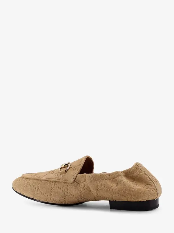 Gucci Jordaan Suede Loafers With Horsebit Detail