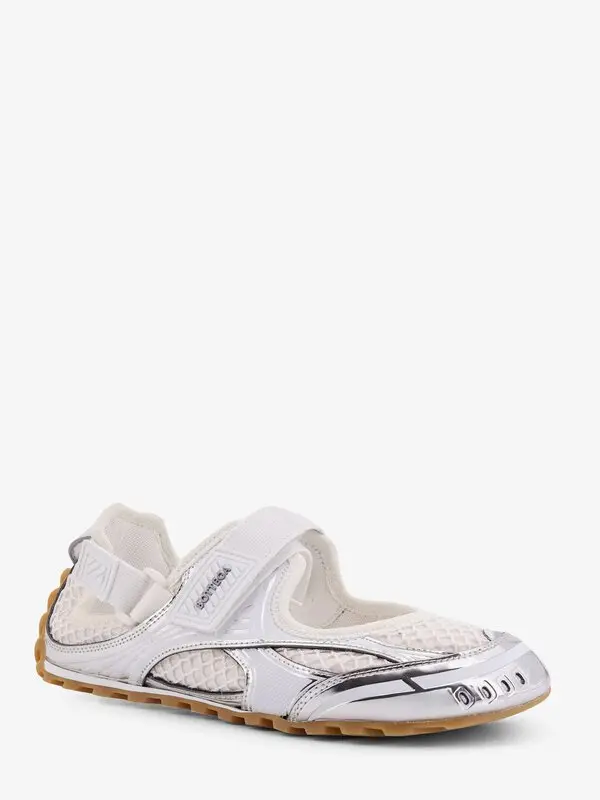 Bottega Veneta Technical Fabric And Mesh Maryjane Sneakers