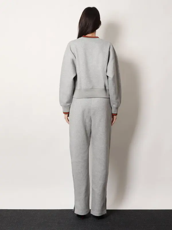 Gucci Cotton Sweatshirt With Web Detail