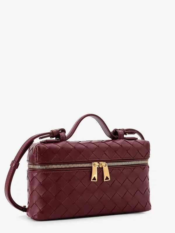 Bottega Veneta Bang Bang Leather Vanity Case With Intrecciato Pattern