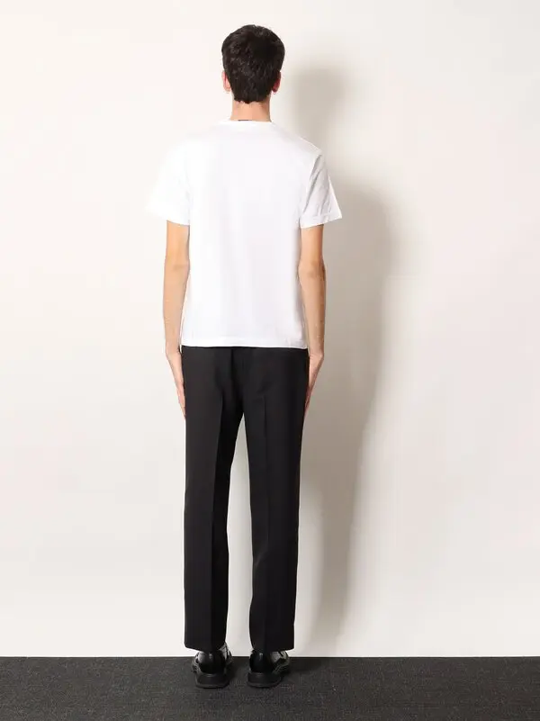 Gucci Cotton Tshirt With Frontal Web Band