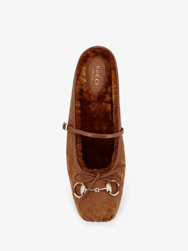 Gucci Gg Suede Sabot