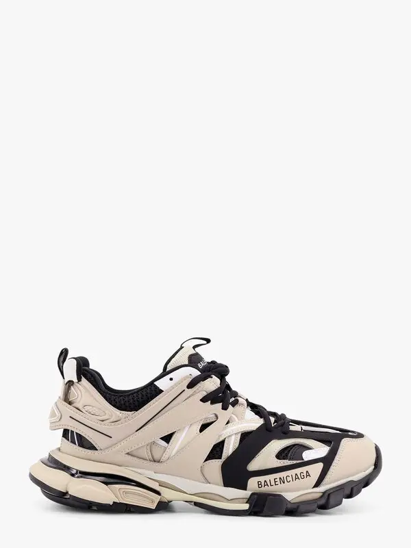 Balenciaga Track Mesh And Rubber Sneakers - Beige