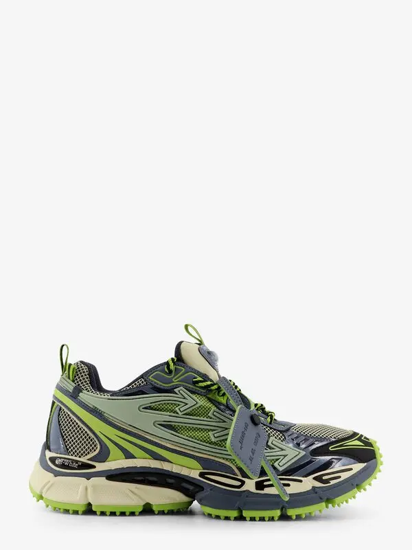 Off-White Ow Be Right Back Mesh Lowtop Sneakers - Green