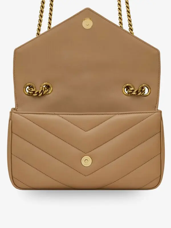 Saint Laurent Loulou Small Leather Shoulder Bag