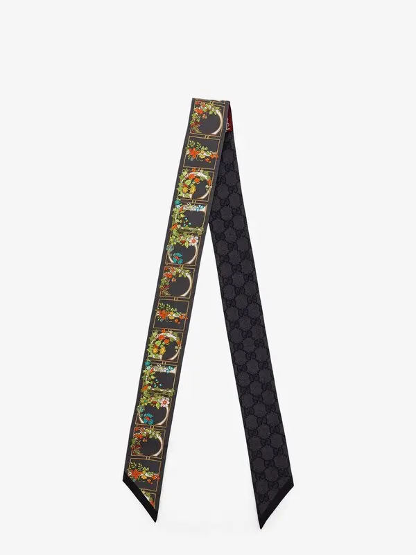 Gucci Silk Bandeau - Grey