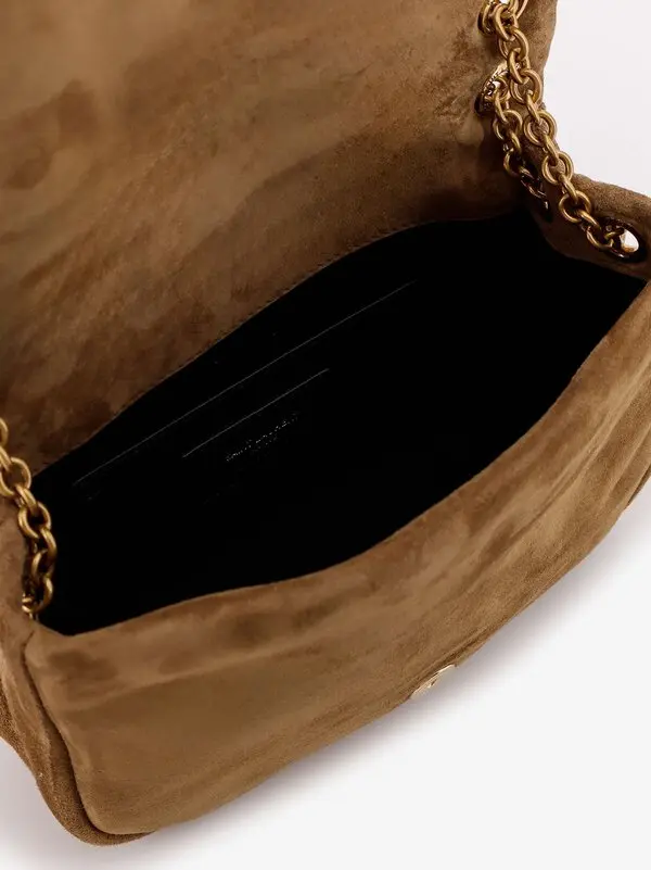 Saint Laurent Mini Jamie 4.3 Suede Shoulder Bag