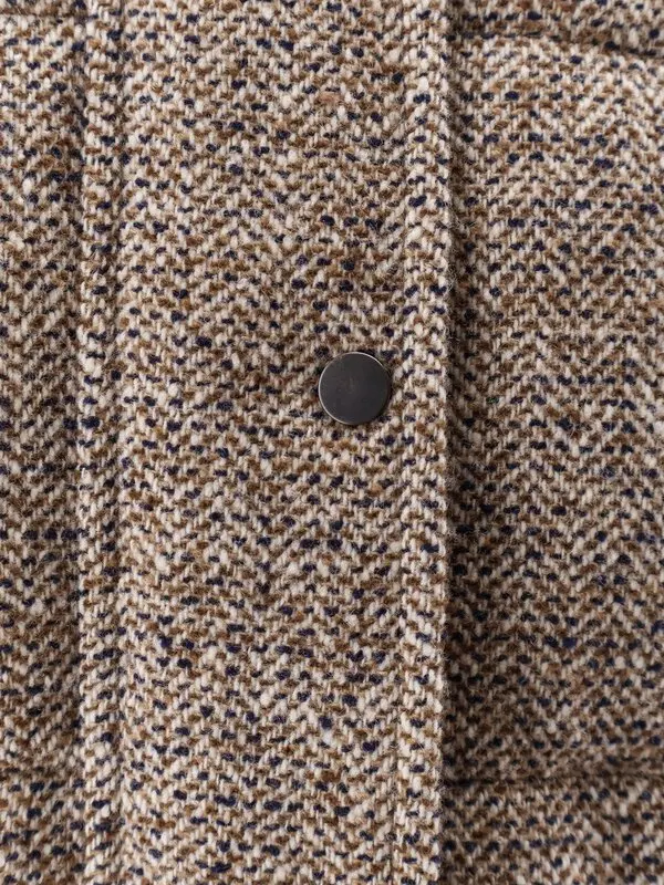 Brunello Cucinelli Reversible Wool And Silk Down Jacket