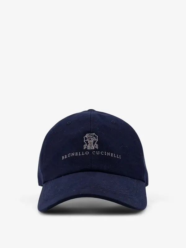 Brunello Cucinelli Cotton Baseball Hat - Blue
