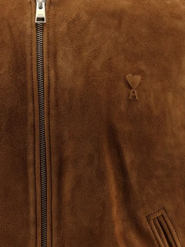 AMI Paris Suede Goatskin Jacket