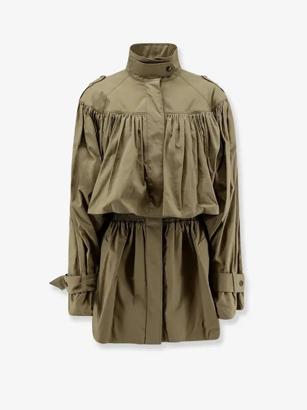 Chloé Cotton Jacket With Cotton Flounces
