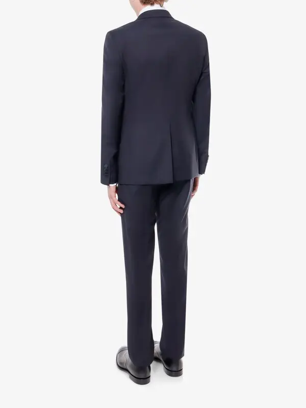 Tagliatore Virgin Wool Tuxedo With Vest