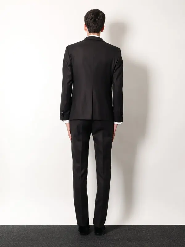 Tagliatore Virgin Wool And Silk Tuxedo With Vest