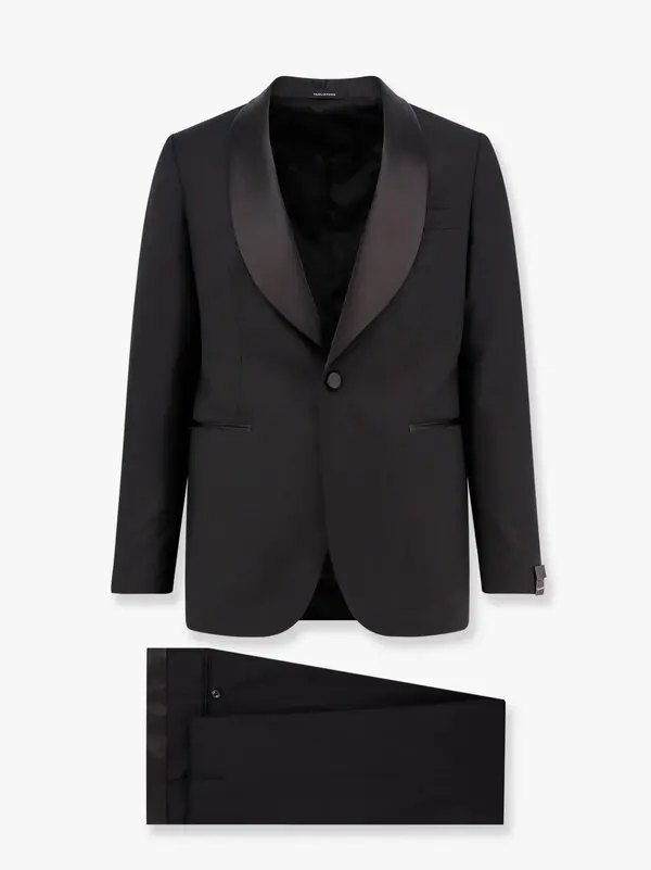 Tagliatore Wool Tuxedo - Black