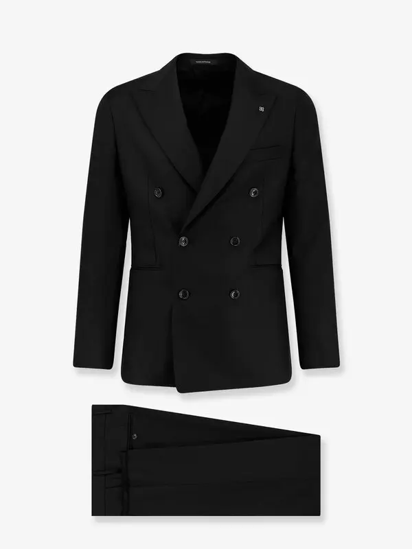 Tagliatore Virgin Wool Super 110's Suit - Black