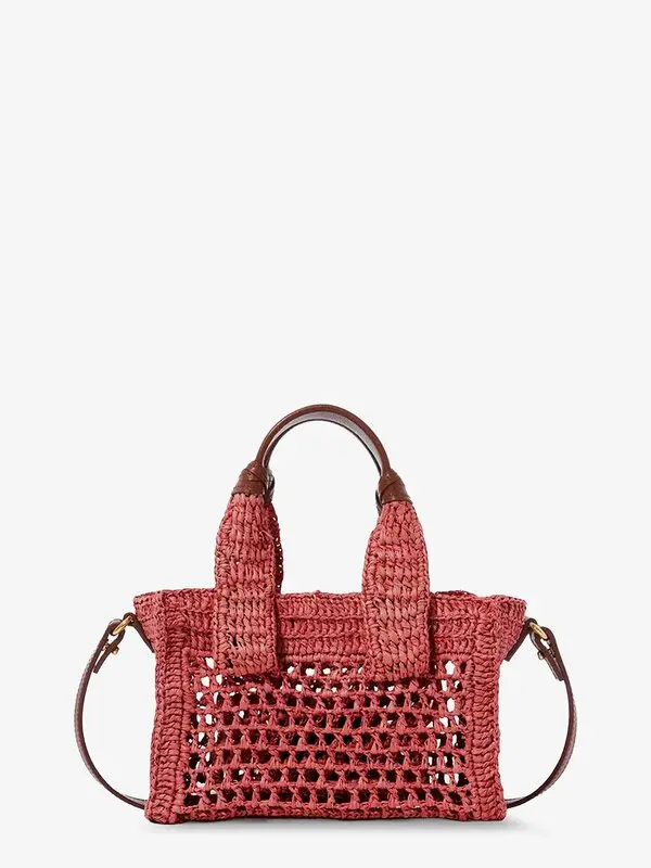 Chloé Summer Banana Raffia Crossbody Bag