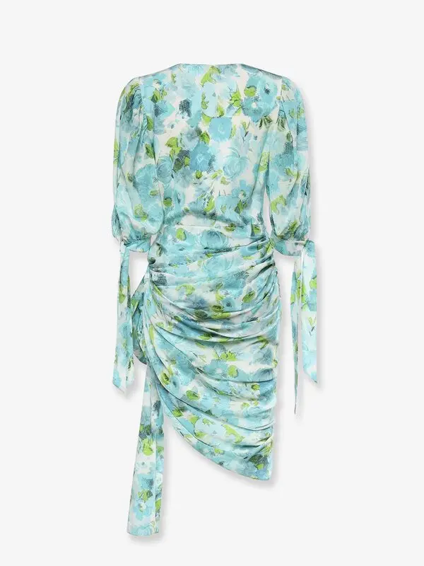 Chloé Silk Dress With Multicolor Floral Print