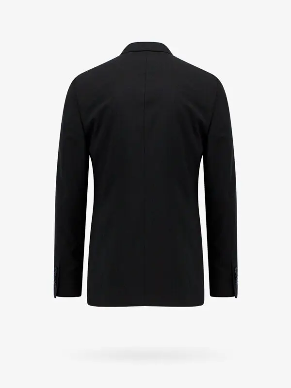 Tagliatore Virgin Wool Suit With Removable Iconic Brooch