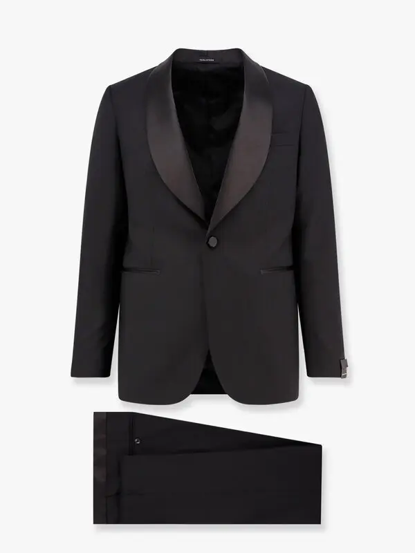 Tagliatore Wool Tuxedo - Black