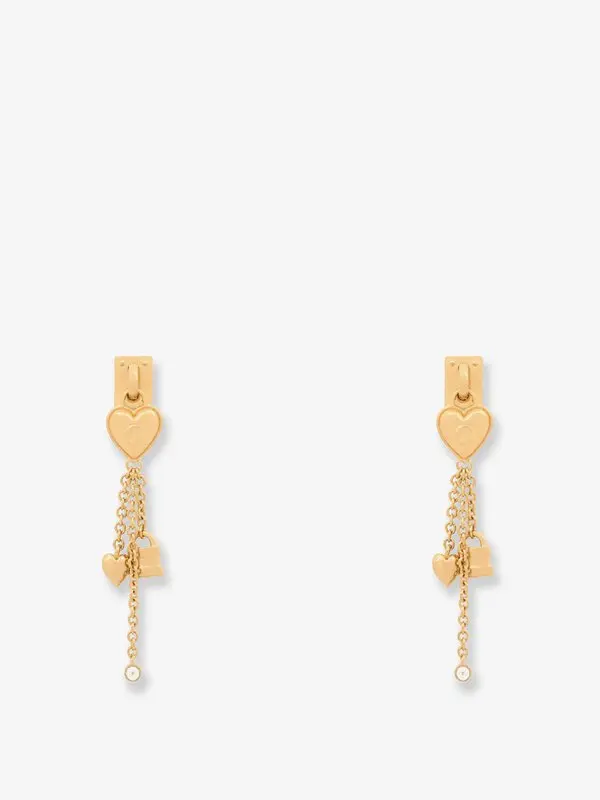 Chloé Mini Paddington Brass Earrings - Gold