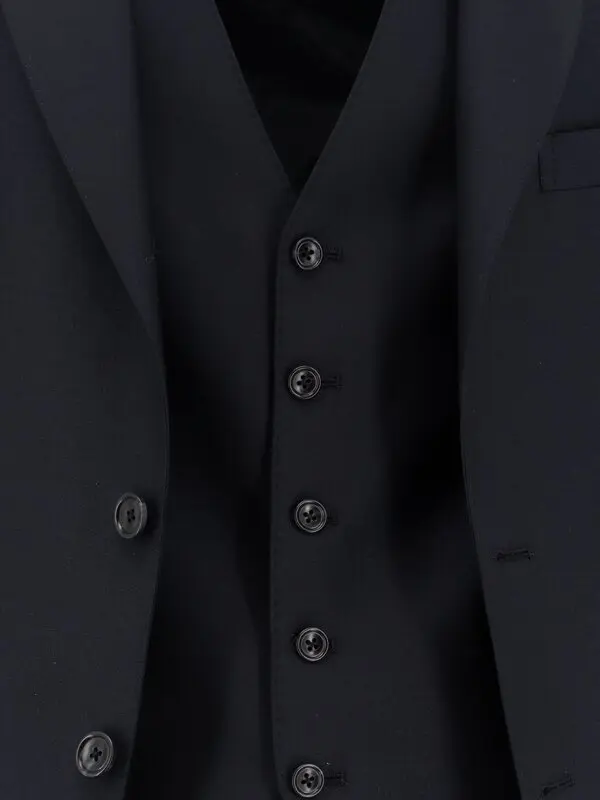 Tagliatore Virgin Wool Suit With Vest