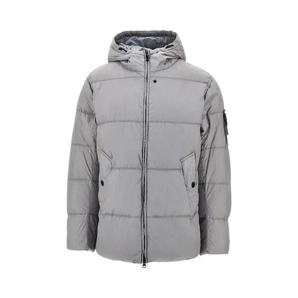 Stone Island Gart Dyed Crinkle Rep Ny Down Jacket - Grey