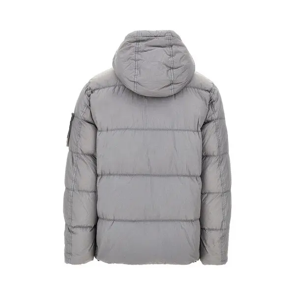 Stone Island Garment Dyed Crinkle Rep Ny Down Jacket - Grey