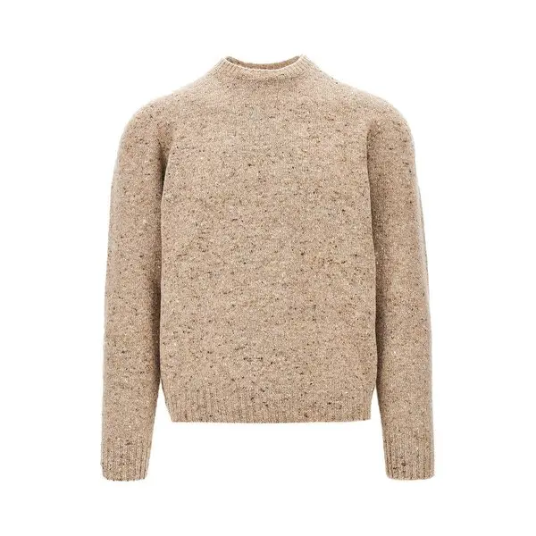 DRUMOHR Wool And Cashmere Blend Knitted Sweater - Beige