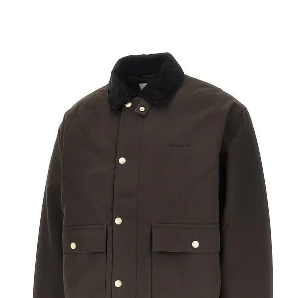 Carhartt Work In Progress Quentin Waterproof Nylon Canvas Jacket - Black